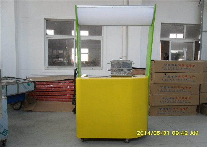 200KG Weight Mobile Food Carts Fast Food Kiosk For Corn Drinks