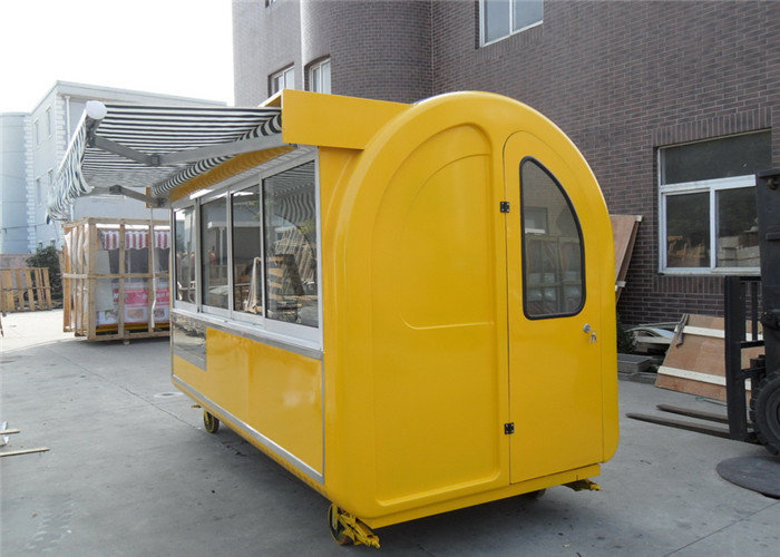 Mobile Food Kiosk Outdoor Food Cart  , Fast Food Cart  Mobile Kiosk For Fruit