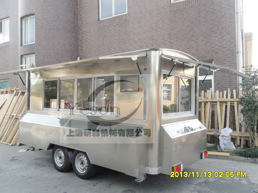 Ice Cream Mobile Snack Cart Seychelles Hot Food L450cm X W210cm x H210cm