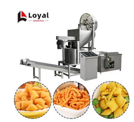 200KG/H Wheat Flour Snack Making Machine, Sticks Snack Fried Wheat Dough Snack Machine