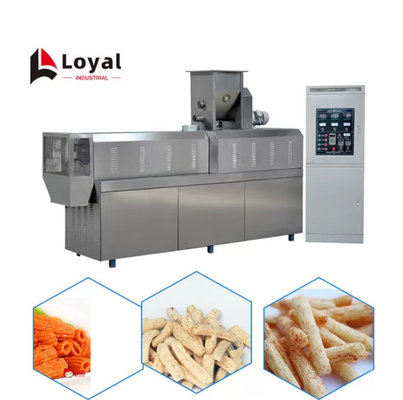 CE ISO 100-400kg/h Dough Forming Single Screw Extruder Machine Green Food Equipment