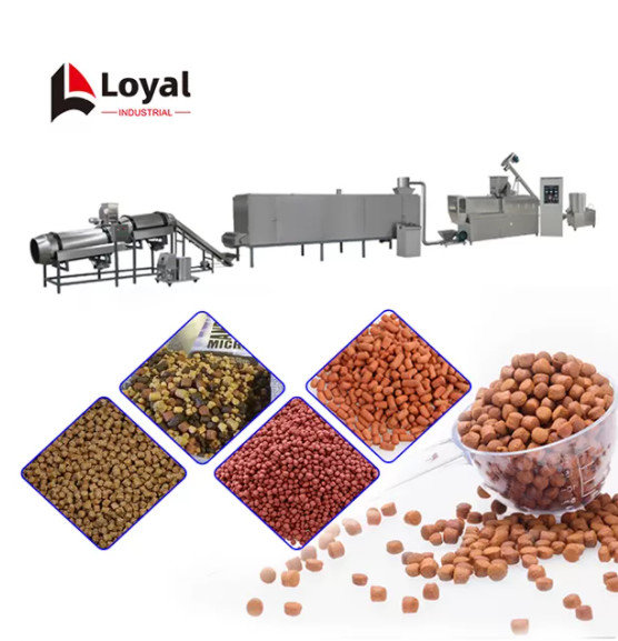 Industrial 120-800kg/h Pet Food Production Line Customized 380V/50HZ