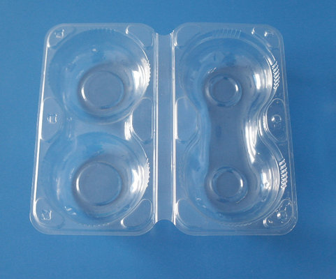 Manufactury Diaposable plastic food packaging container fruit packaging container Apple packaging box 2 pcs Apples