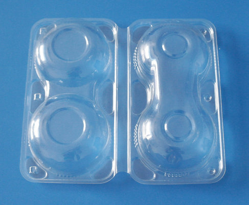 Manufactury Diaposable plastic food packaging container fruit packaging container Apple packaging box 2 pcs Apples