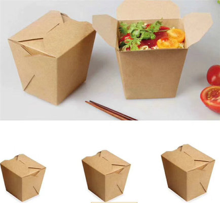 takeaway food packaging container kraft food packaging box lunch box