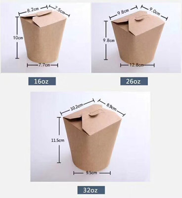 takeaway food packaging container kraft food packaging box lunch box