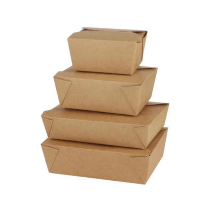 takeaway food packaging container kraft food packaging box lunch box