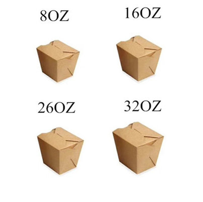 takeaway food packaging container kraft food packaging box lunch box