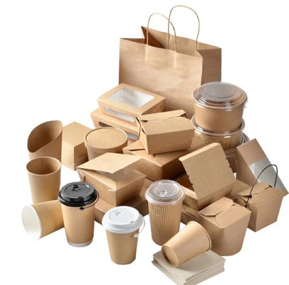 takeaway food packaging container kraft food packaging box lunch box