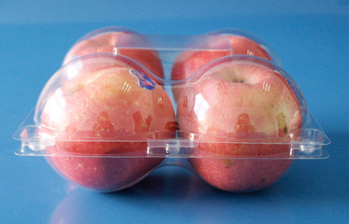 fruit packaging container for apples 4 pcs disposable plastic fruit packaging punnets FDA EU offer
