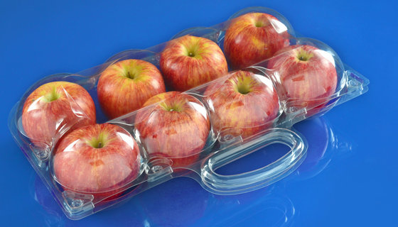 Manufactury Disposable plastic fruit packaging punnet Food grade material PET plastic food packaging box FDA EU approved