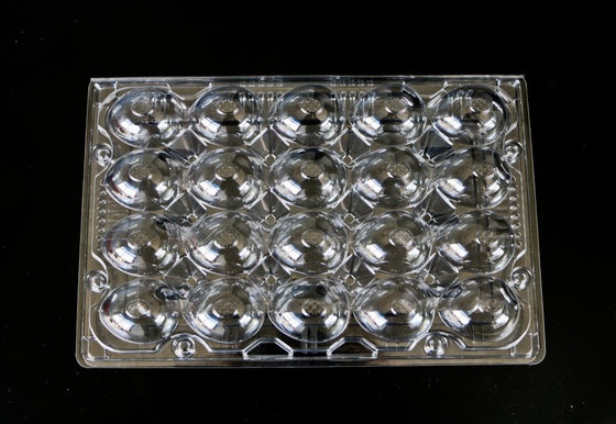 China Supply plastic fruit packaging container Food grade material PET plastic strawberry packaging box FDA EU approved