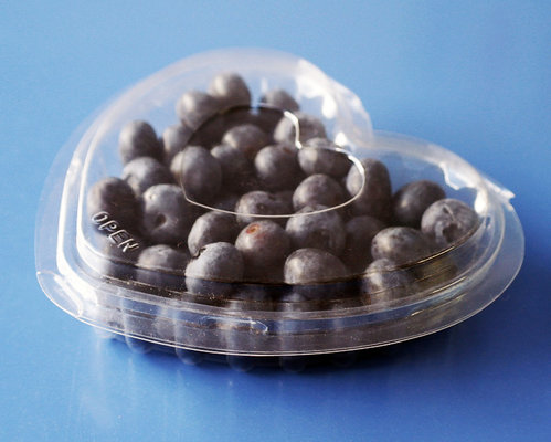 Fruit packaging container Food grade material PET plastic blueberry packaging box FDA EU approved