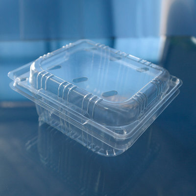 PET Food grade Disposable plastic strawberry packaging punnets 250 grams Tomatoes Mushroom packaging box FDA EU approved