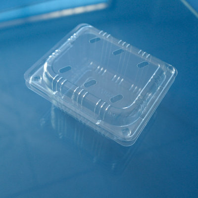 PET Food grade Disposable plastic strawberry packaging punnets 250 grams Tomatoes Mushroom packaging box FDA EU approved