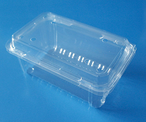 400 grams Disposable plastic strawberry packaging box PET food grade fruit packaging box Made in China