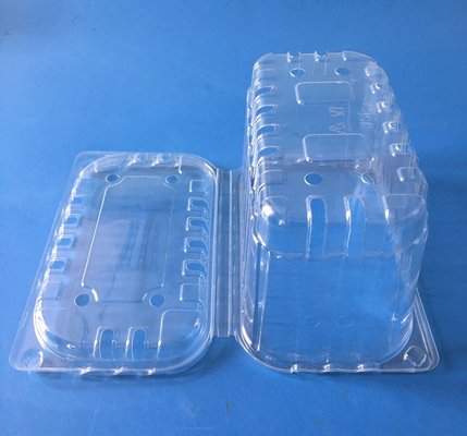Disposable plastic strawberry grape packaging box PET food grade fruit packaging box Made in China FDA EU approved