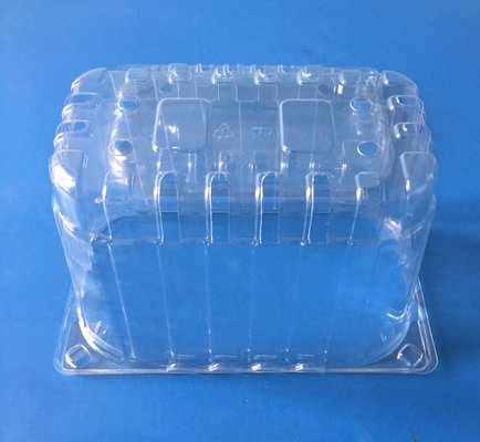Disposable plastic strawberry grape packaging box PET food grade fruit packaging box Made in China FDA EU approved
