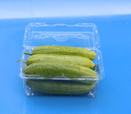 Disposable plastic strawberry grape packaging box PET food grade fruit vegetable packaging box FDA EU Approved
