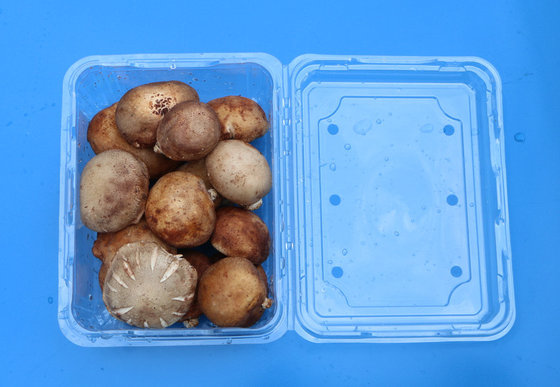 Disposable plastic strawberry grape packaging box PET food grade fruit vegetable packaging box FDA EU Approved