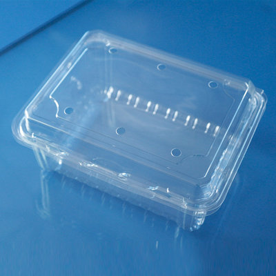 Disposable plastic strawberry grape packaging box PET food grade fruit vegetable packaging box FDA EU Approved