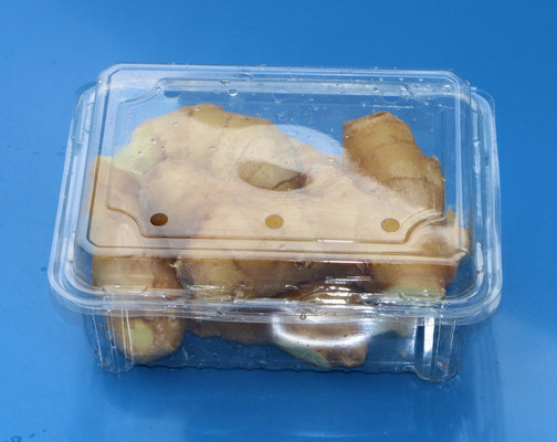 Disposable plastic strawberry grape packaging box PET food grade fruit vegetable packaging box FDA EU Approved