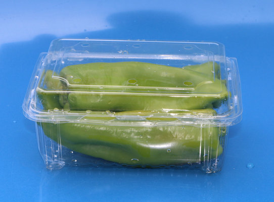 Disposable plastic strawberry grape packaging box PET food grade fruit vegetable packaging box FDA EU Approved