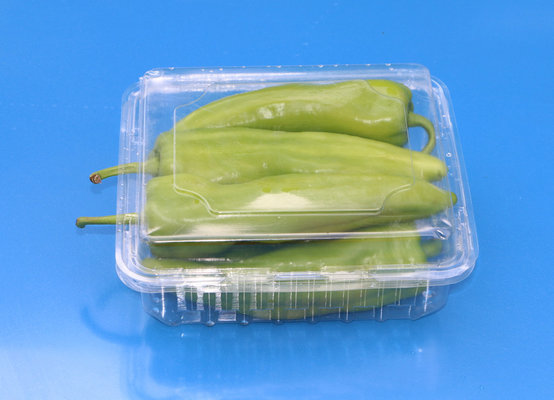 PET Disposable plastic fruit packaging box vegetable packaging box 1000 grams packaging box manufactory OEM accepted