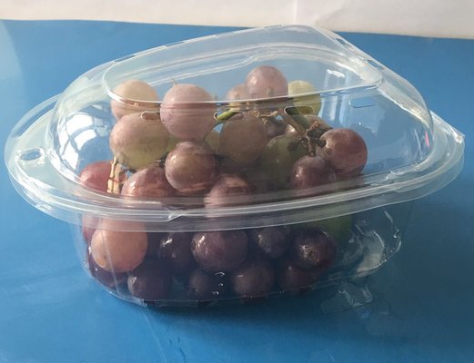 PET Disposable plastic fruit packaging box vegetable packaging box 750 grams packaging box manufactory OEM accepted