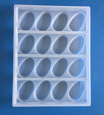PP Disposable plastic food tray PP dumping trya with lid white PP food tray with lid FDA EU Approved