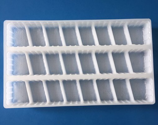PP Disposable plastic food tray PP dumping trya with lid white PP food tray with lid FDA EU Approved