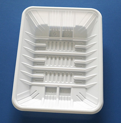 PP Disposable plastic food tray PP dumping trya with lid white PP food tray with lid FDA EU Approved