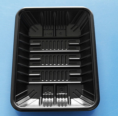 PP Disposable plastic food tray PP dumping trya with lid white PP food tray with lid FDA EU Approved