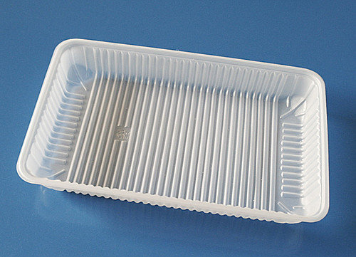 PP Disposable plastic food tray PP dumping trya with lid white PP food tray with lid FDA EU Approved