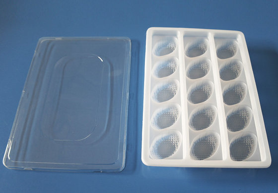 PP Disposable plastic food tray PP dumping trya with lid white PP food tray with lid FDA EU Approved