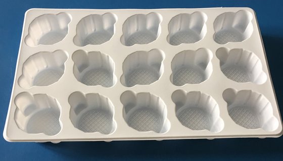 PP Disposable plastic food tray PP dumping trya with lid white PP food tray with lid FDA EU Approved