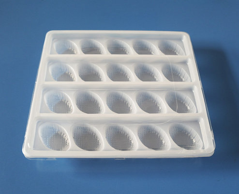 PP Disposable plastic food tray PP dumping trya with lid white PP food tray with lid FDA EU Approved