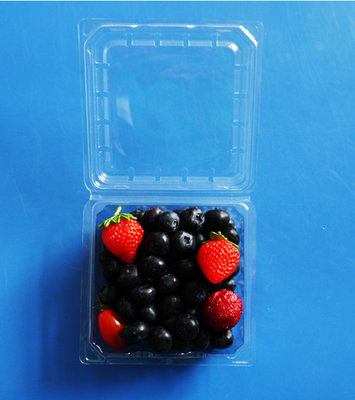 Manufactury Disposable plastic fruit tray 150 grams punnet fruit packaging box blueberry packaging box