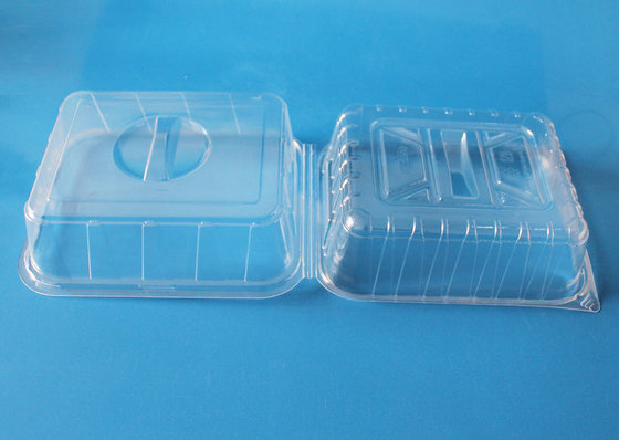 Disposable plastic fruit container cake packaging box bake packaging box food grade PET food packaging contaier FDA EU