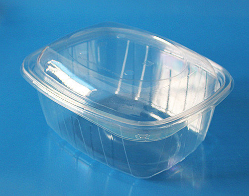 Disposable plastic fruit container 900-1000 grams packaging box with lid grape packaging box with lid