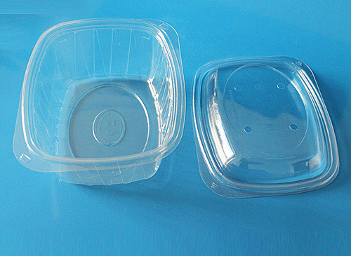 Disposable plastic fruit container 900-1000 grams packaging box with lid grape packaging box with lid