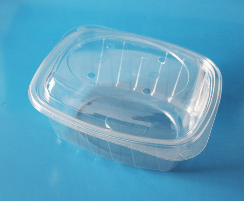 Disposable plastic fruit container 900-1000 grams packaging box with lid grape packaging box with lid