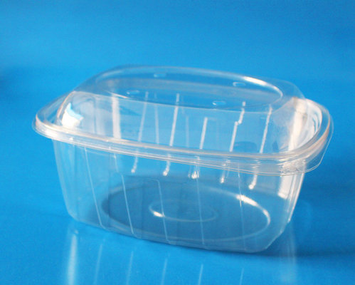 Disposable plastic fruit container 900-1000 grams packaging box with lid grape packaging box with lid