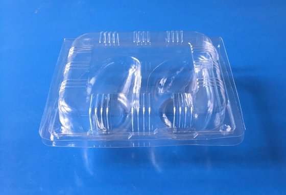 Disposable plastic Mango packaging container 2 pcs PET fruit packaigng box for Mango Plastic packaging box for Mango 2pc