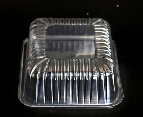 Disposable plastic fruit vegetable food packaging tray 500 grams strawberry packaging tray PET plastic box for fruit