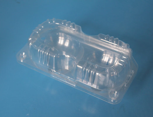 Disposable plastic fruit vegetable food packaging box with holes 2 pcs Tomothos packaging container with holes