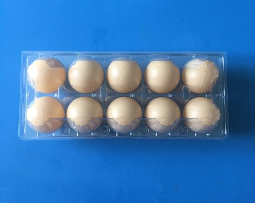 Disposable plastic egg tray 10 holes