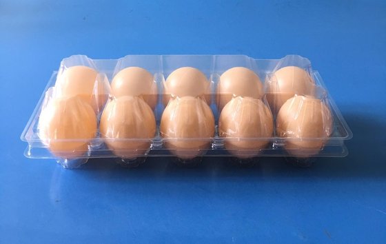Disposable plastic egg tray 10 holes