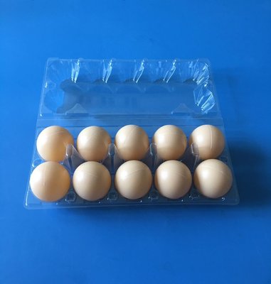 Disposable plastic egg tray 10 holes