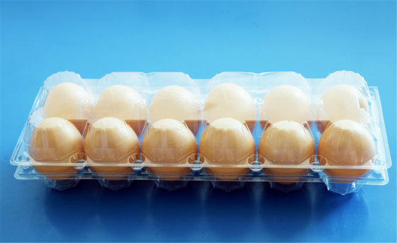 Disposable plastic egg tray 12 holes
